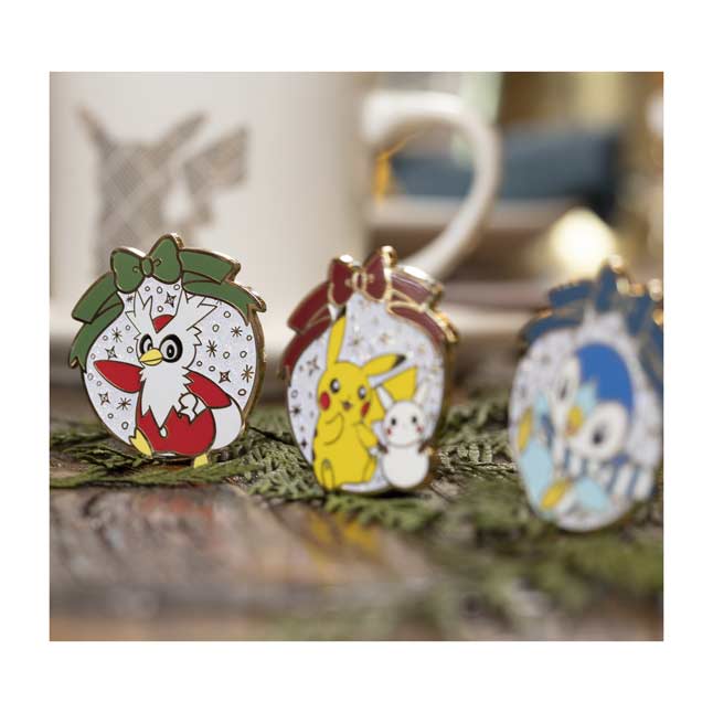 Pokémon Snowy Holiday Pokémon Pins (3-Pack) | Pokémon Center Official Site