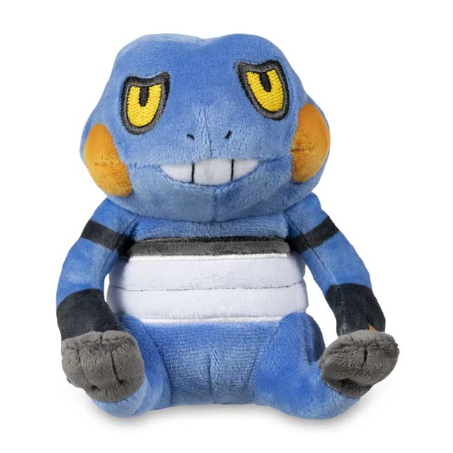 Croagunk Sitting Cuties Plush - 5 In. | Pokémon Center Official Site