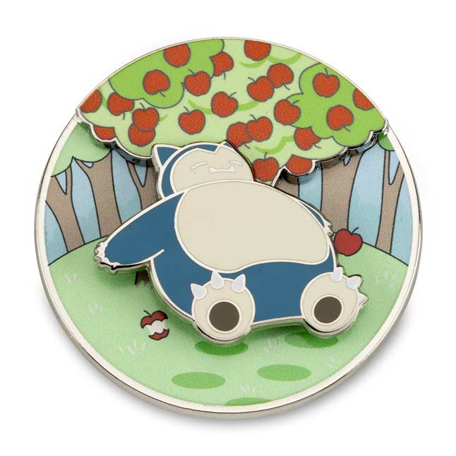 Snorlax Snack & Nap Pokémon Spinning Scenes Pin | Pokémon Center ...