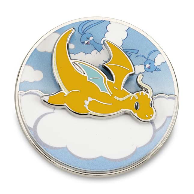 Dragonite Soaring Sky Pokémon Spinning Scenes Pin | Pokémon Center ...
