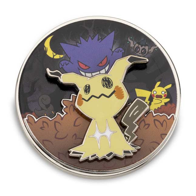 Mimikyu Autumn Leaves Pokémon Spinning Scenes Pin | Pokémon Center ...