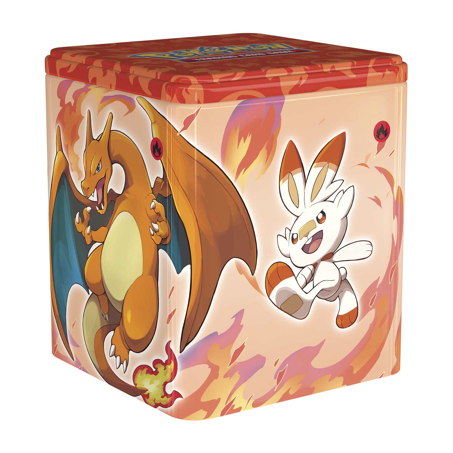 Pokémon TCG: Fire Stacking Tin | Pokémon Center Official Site
