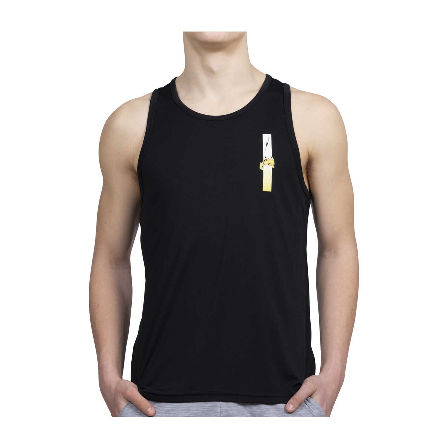 Pikachu Pokémon Active Black Performance Tank Top - Men | Pokémon ...