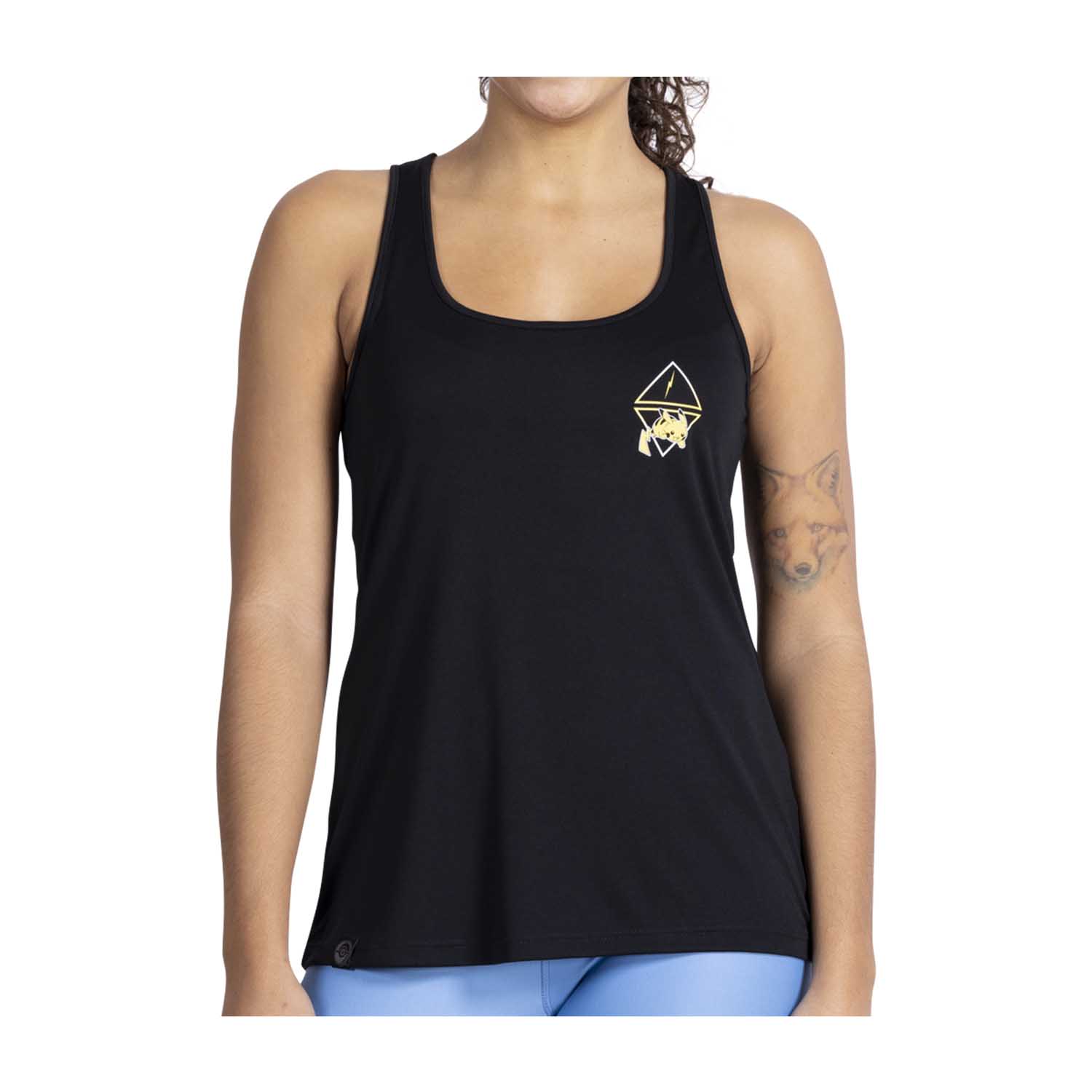 Pikachu Pokémon Active Black Performance Tank Top - Women | Pokémon ...