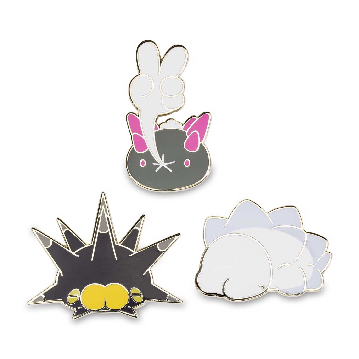 Pyukumuku, Pincurchin & Snom Pokémon Pins (3-Pack) | Pokémon Center ...