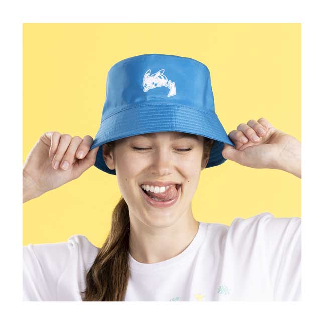 Pokémon Tropical Pikachu Lightning Blue Reversible Bucket Hat (One Size ...