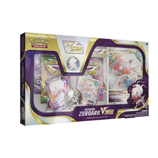 Pokémon TCG: Hisuian Zoroark VSTAR Premium Collection | Pokémon Center ...