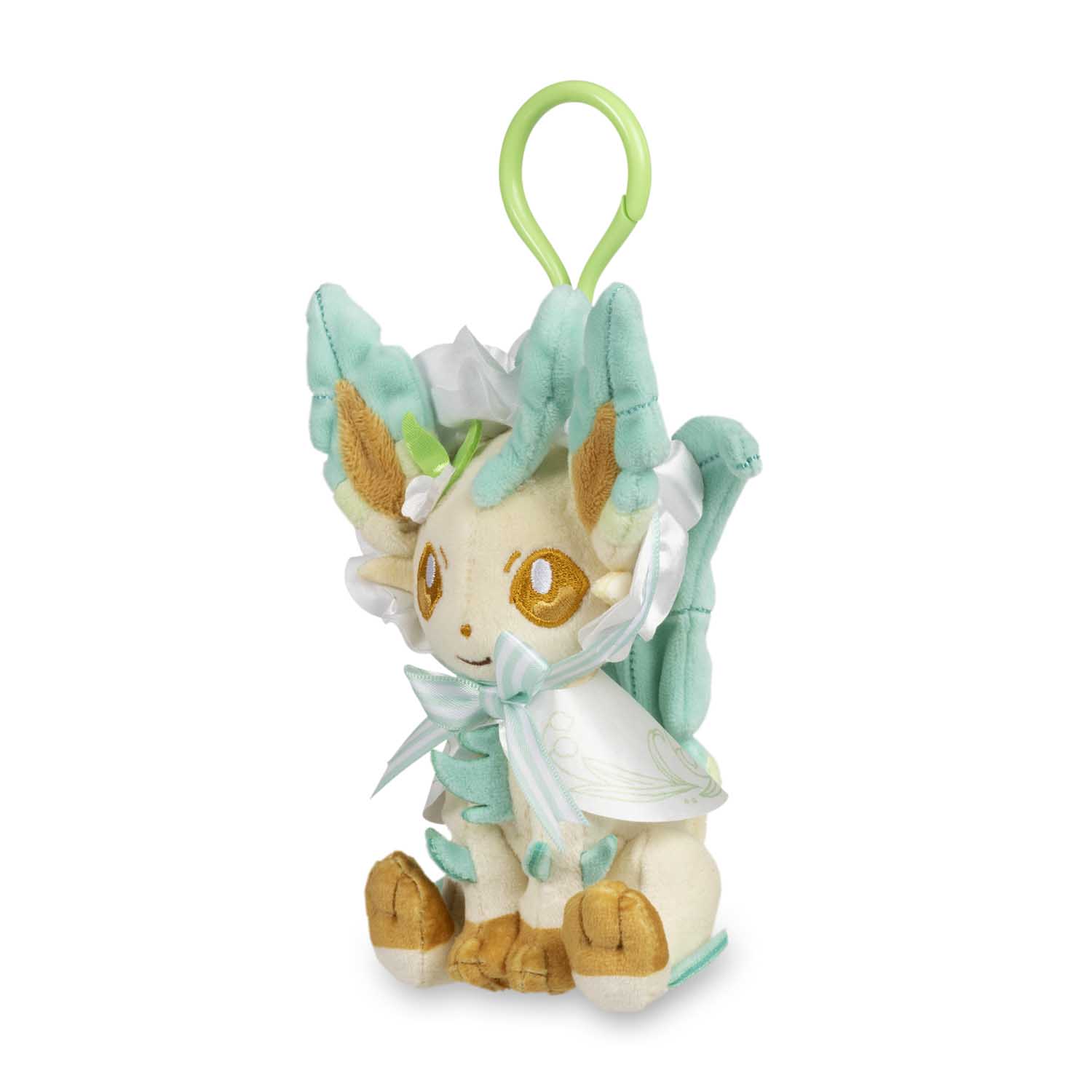 Leafeon Happy Spring Plush Key Chain | Pokémon Center Official Site