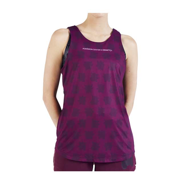 Pokémon Center × Craft: Gengar Faun Burgundy Open-Back Singlet - Women ...