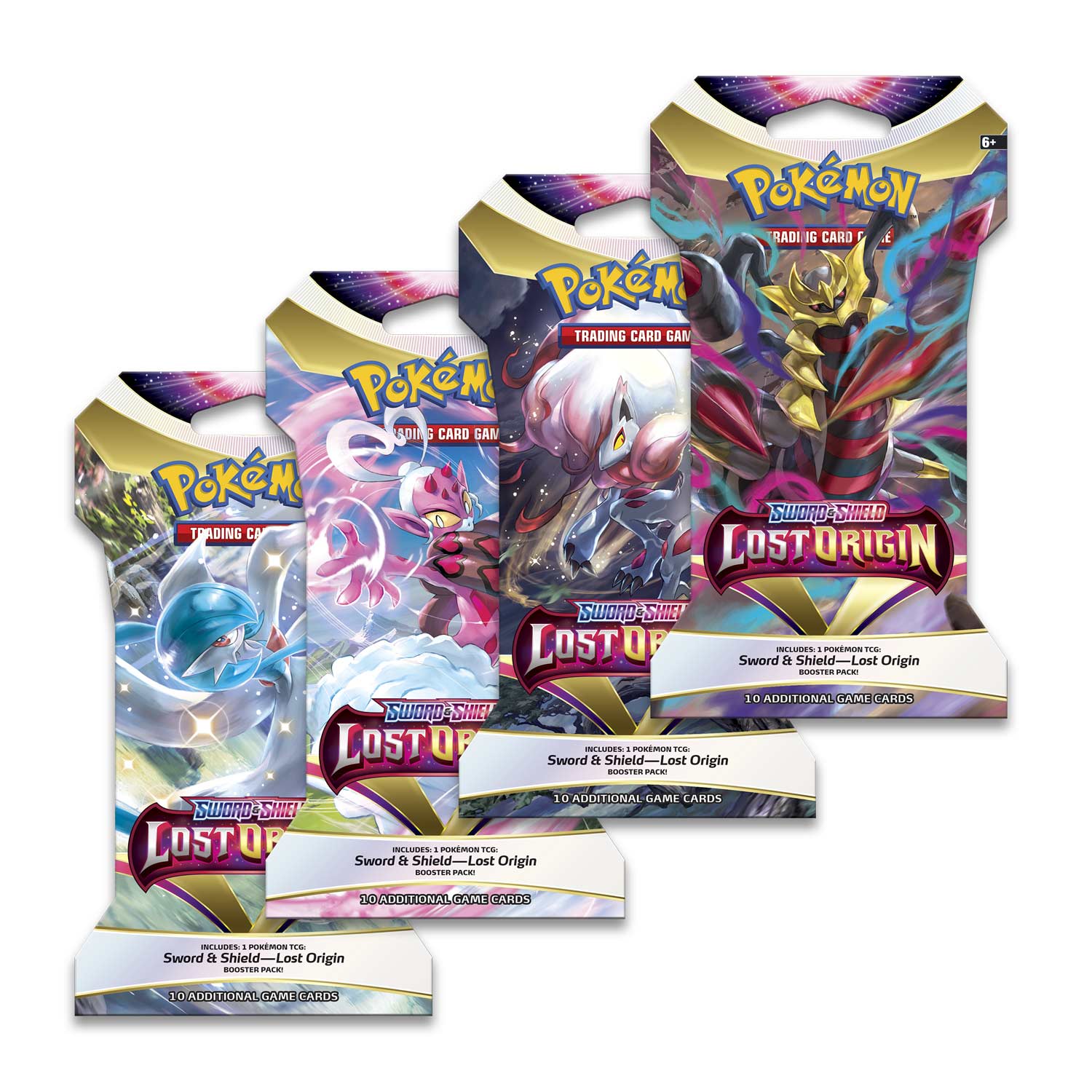 Pokémon TCG: Sword & Shield-Lost Origin Sleeved Booster Pack (10 Cards ...