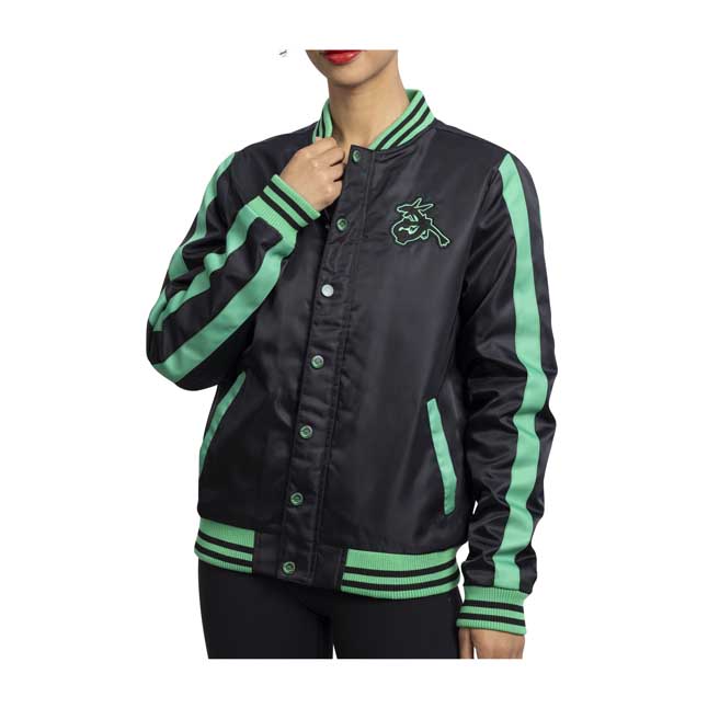 Rayquaza Pokémon Jackets Black Insulated Snap-Down Jacket - Adult ...