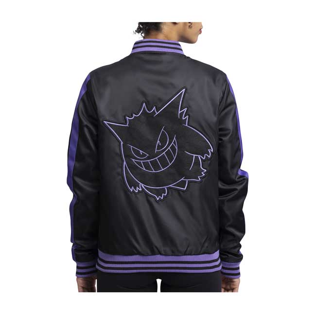 Gengar Pokémon Jackets Black Insulated Snap-Down Jacket - Adult ...