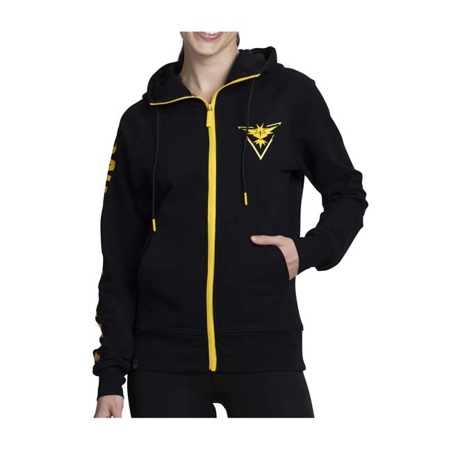 Team Instinct Pokémon GO Teams Zip-Up Hoodie - Adult | Pokémon Center ...