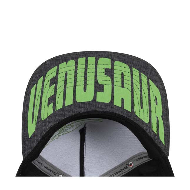 Venusaur Charcoal Flat-Bill Hat (One Size-Adult) | Pokémon Center ...