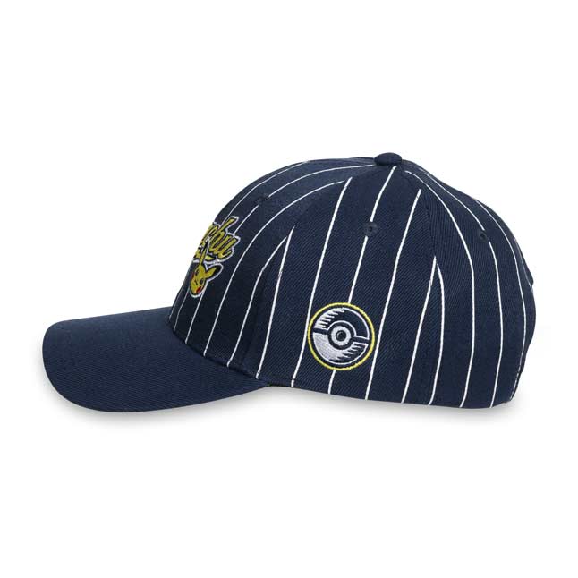 Pikachu Navy Stripe Baseball Hat (One Size-Adult) | Pokémon Center ...