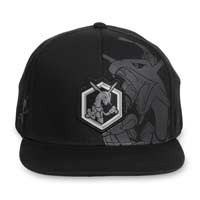 Rayquaza Black Flat-Bill Hat (One Size-Adult) | Pokémon Center Official ...