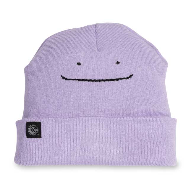 Ditto Purple Cuff Beanie (One Size-Adult) | Pokémon Center UK Official Site