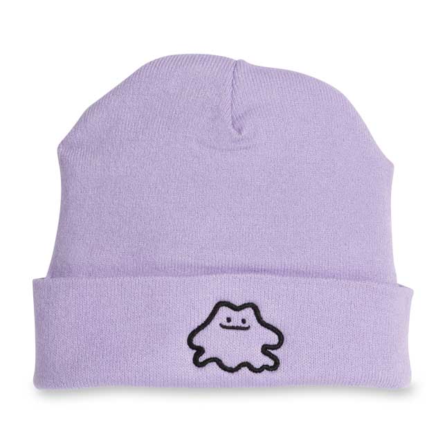 Ditto Purple Cuff Beanie (One Size-Adult) | Pokémon Center Official Site