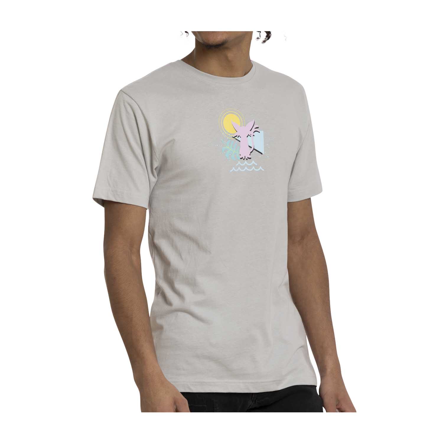 Espeon & Umbreon Summer Fun Gray Relaxed Fit Crew Neck T-Shirt - Adult ...