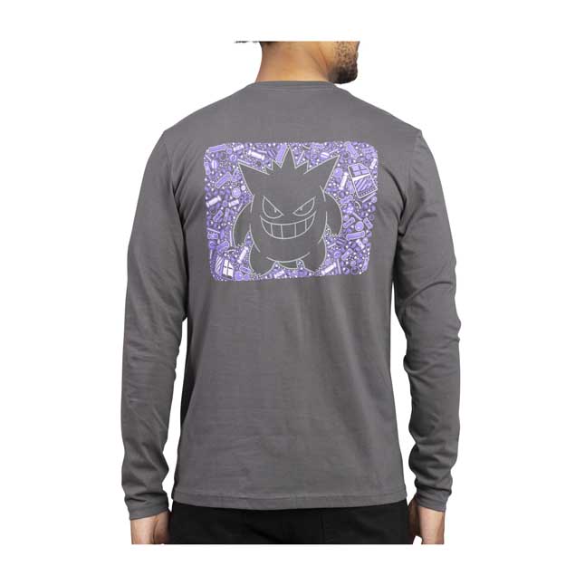 Gengar Pokémon Sweet Temptations Fitted Long-Sleeve T-Shirt - Adult ...