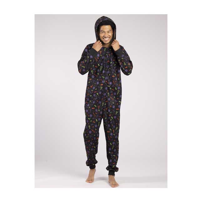 Gengar Pokémon Sweet Temptations Hooded One-Piece Pajamas - Adult ...
