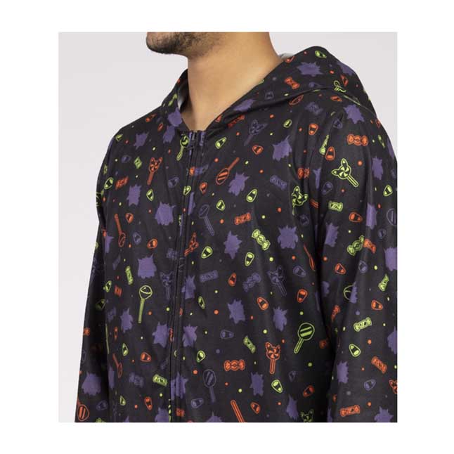 Gengar Pokémon Sweet Temptations Hooded One-Piece Pajamas - Adult ...