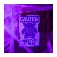 Gengar Pokémon Sweet Temptations Metal Sign | Pokémon Center Official Site
