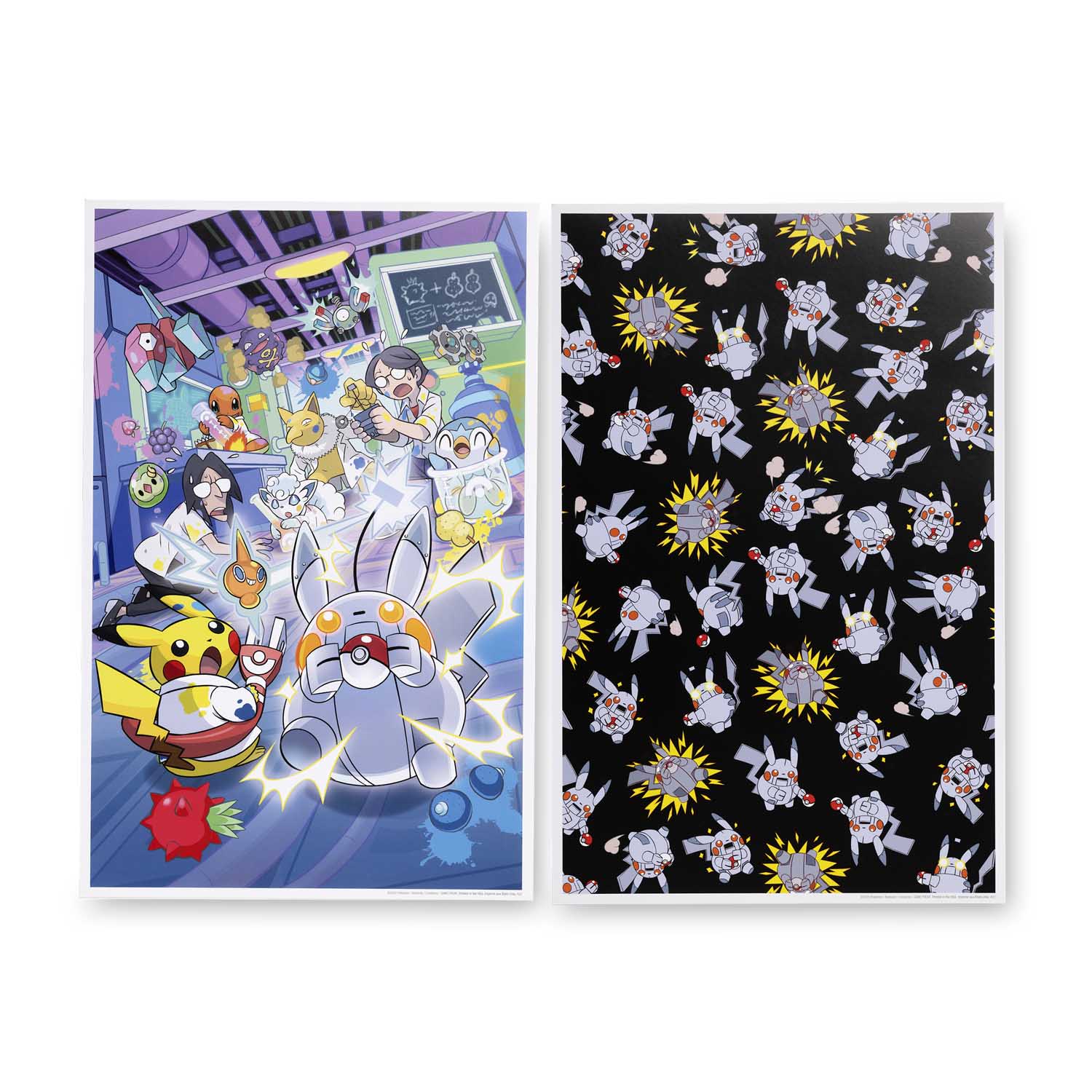 Robot Pikachu Posters (2-Pack) | Pokémon Center Canada Official Site