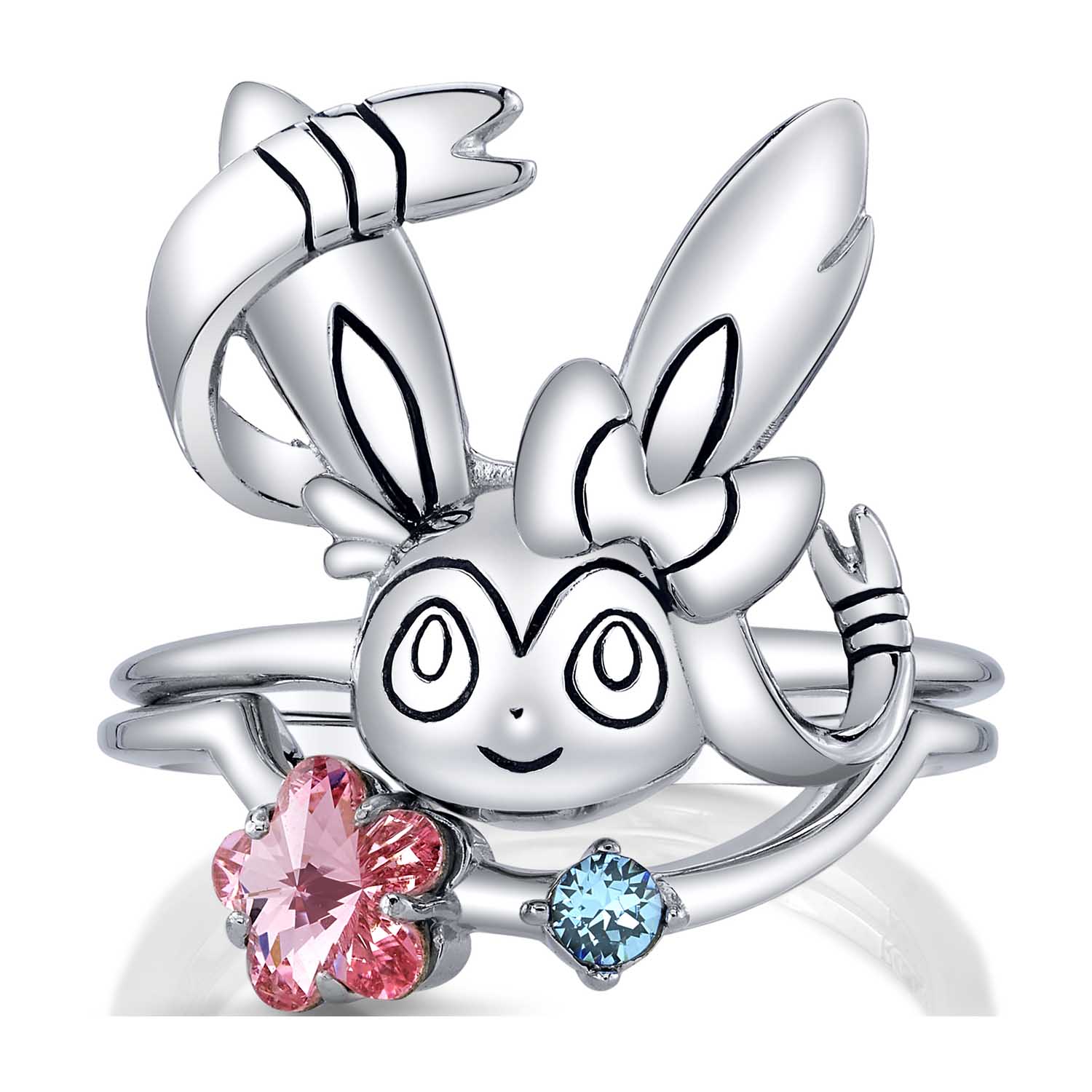 Pokémon Center × RockLove: Sylveon Sterling Silver Stacking Rings (Set ...
