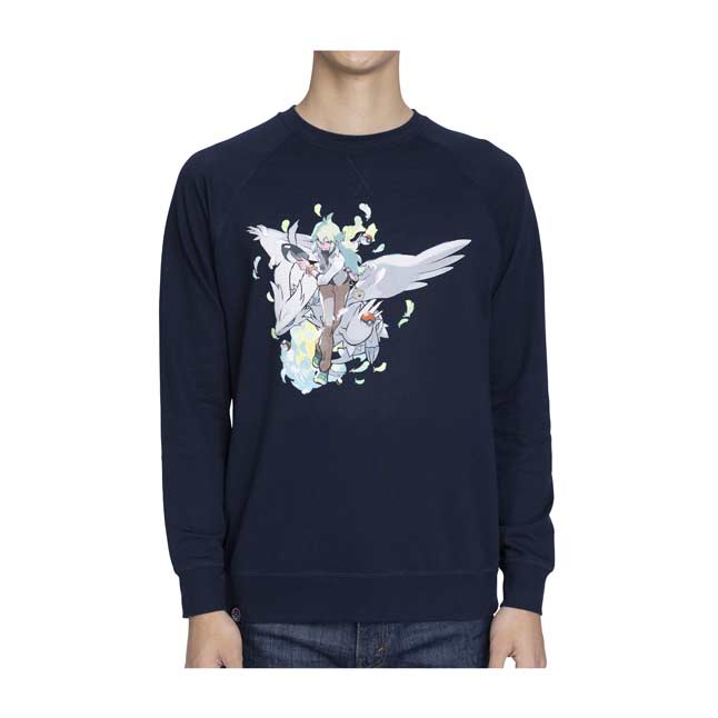 N Pokémon Trainers Midnight Navy French Terry Crew Neck Sweatshirt ...