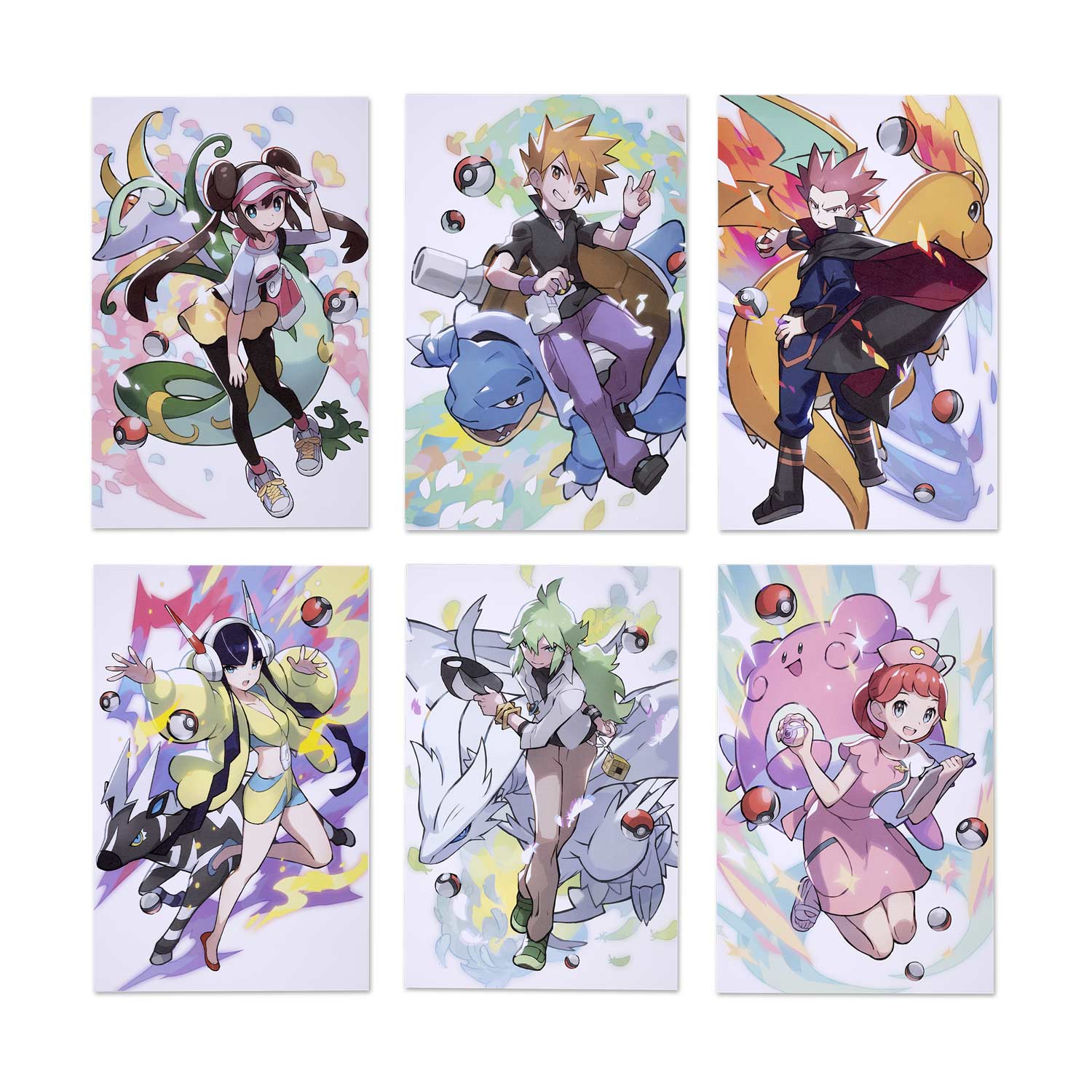Pokémon Trainers Posters (Set A) (6-Pack) | Pokémon Center UK Official Site