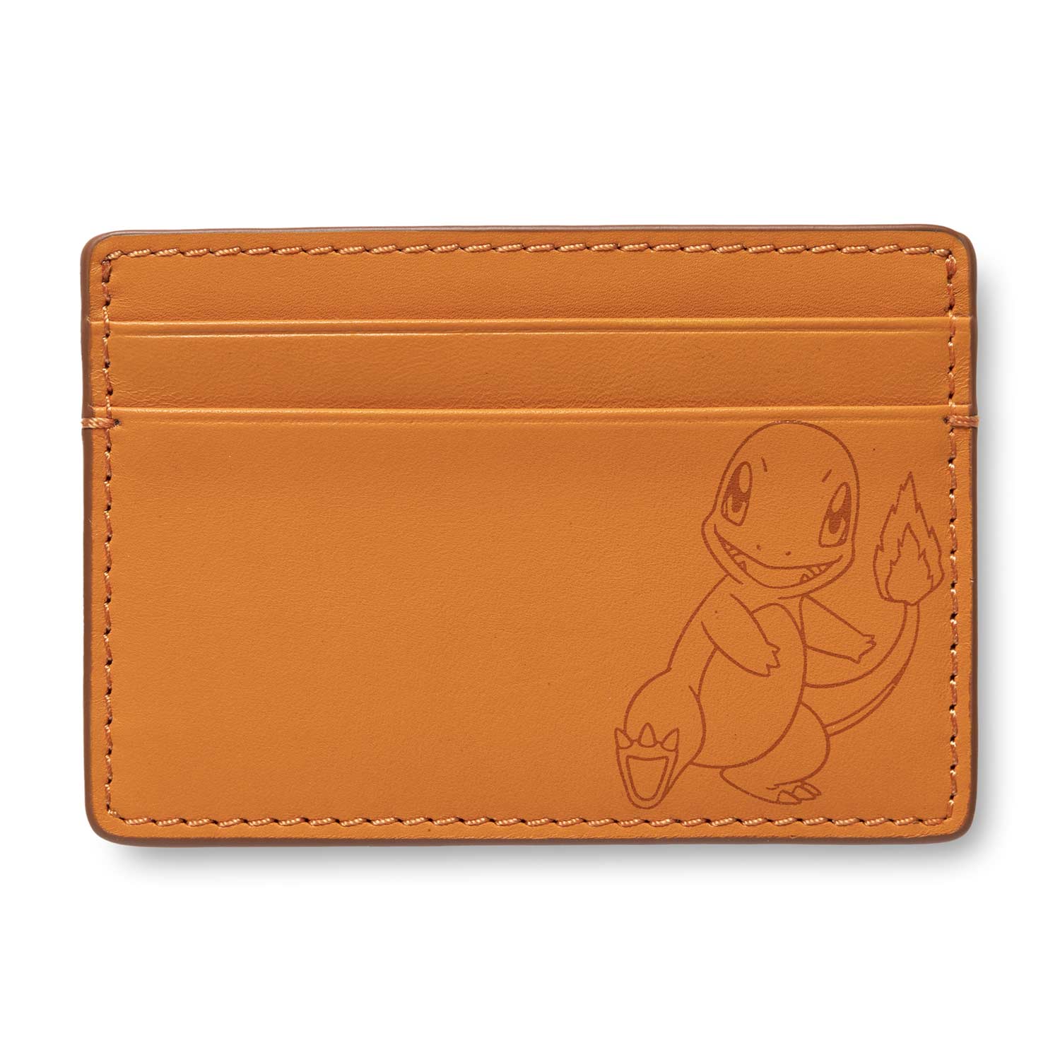 Pokémon Center × Fossil: Charmander Orange Leather Steven Card Case ...