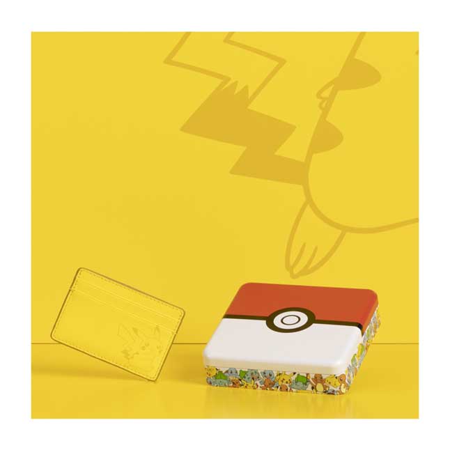 Pokémon Center × Fossil: Pikachu Yellow Leather Steven Card Case ...