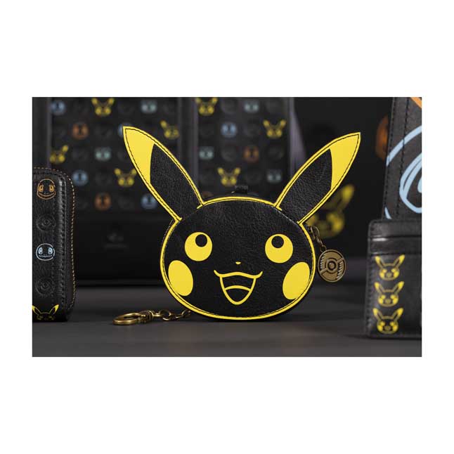 Pokémon Center × Fossil: Pikachu Black Leather Coin Pouch | Pokémon ...