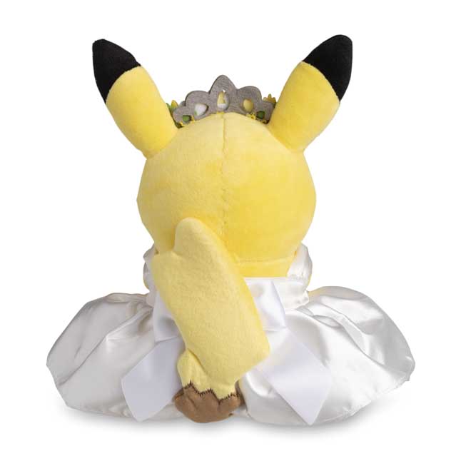 Pikachu Wedding: Wedding Dress Pikachu (Female) Plush - 8 In. | Pokémon ...
