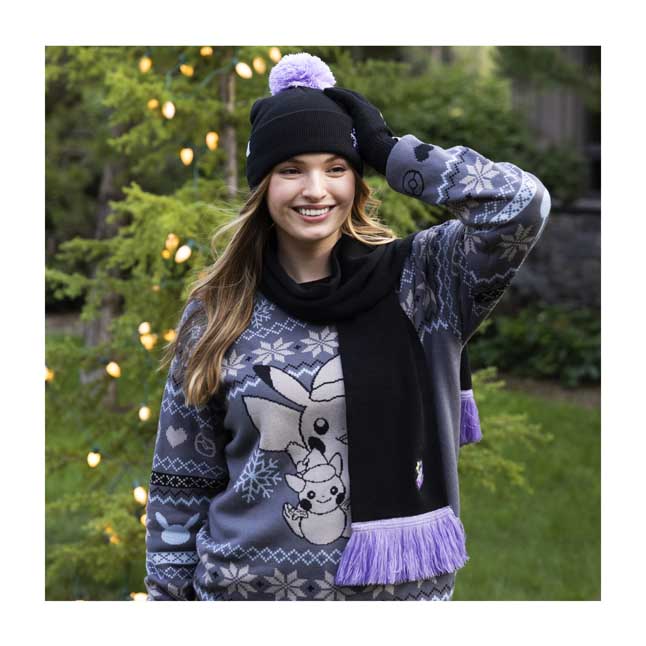 Ditto Presents Knit Scarf (One Size-Adult) | Pokémon Center UK Official ...