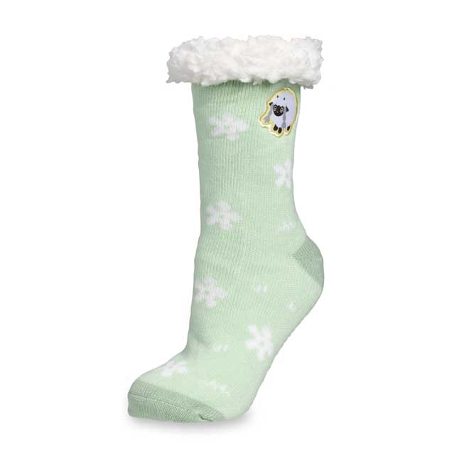 Wooloo Meadow Fleece Socks (One Size-Adult) | Pokémon Center Official Site