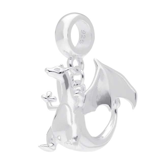 Pokémon Jewelry - Charms: Charizard Sterling Silver Dangle Charm ...