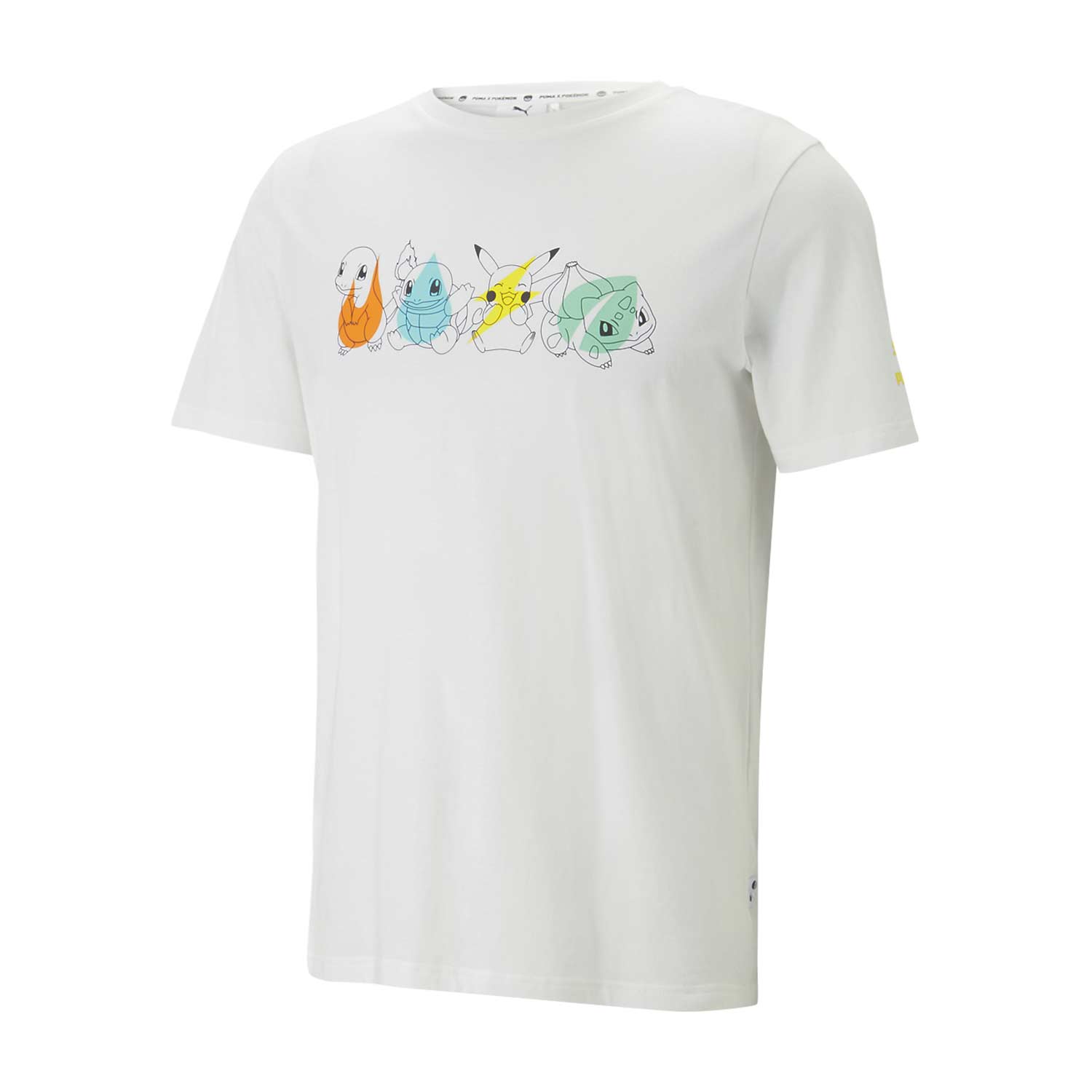 PUMA × Pokémon: Bulbasaur, Charmander, Squirtle & Pikachu Puma White ...