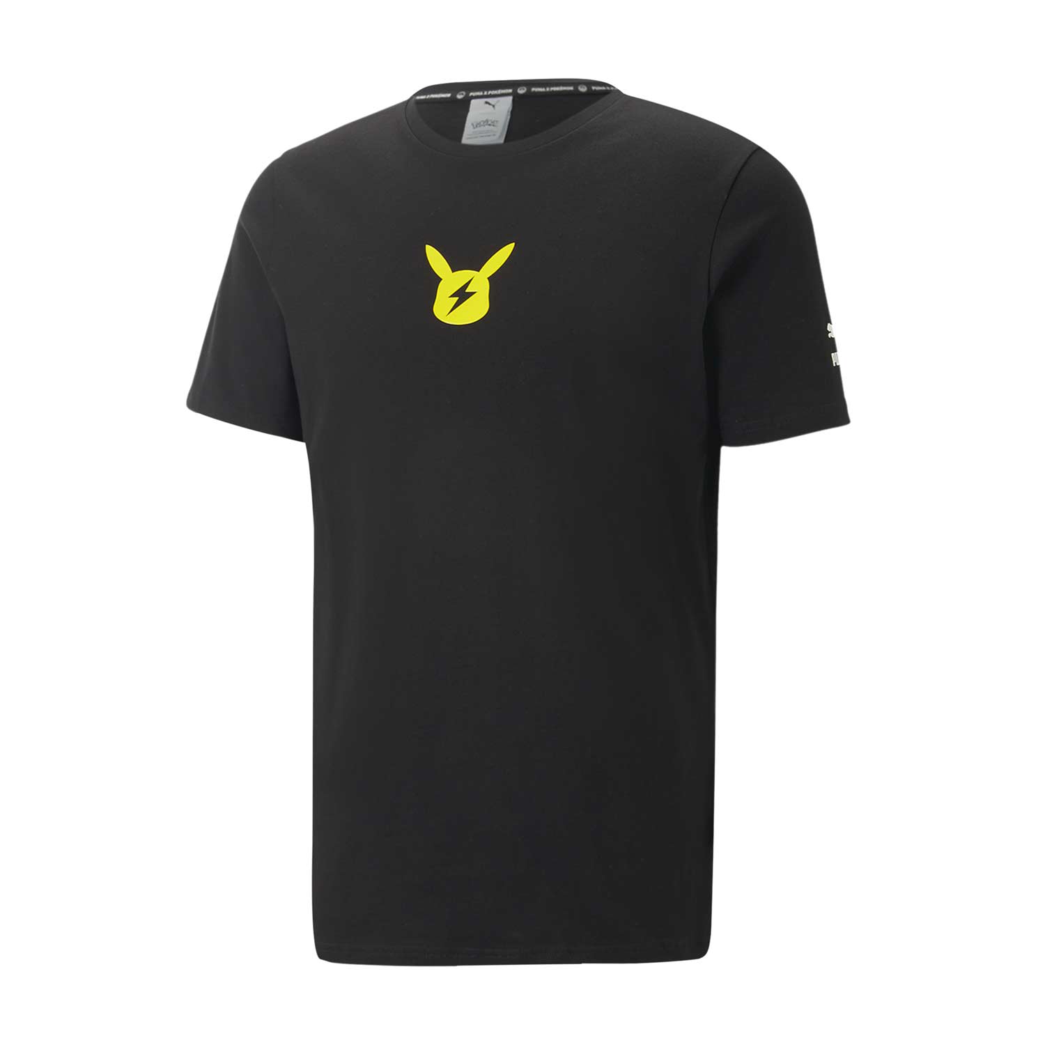 PUMA × Pokémon: Pikachu Puma Black Jersey T-Shirt - Adult | Pokémon ...