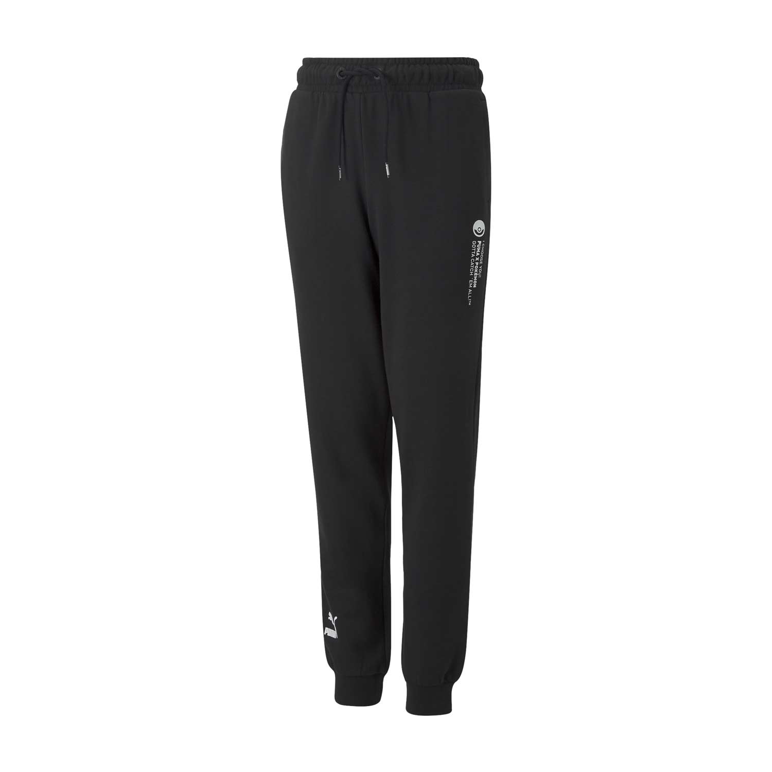 PUMA × Pokémon: Poké Ball Puma Black French Terry Jogger Sweatpants ...