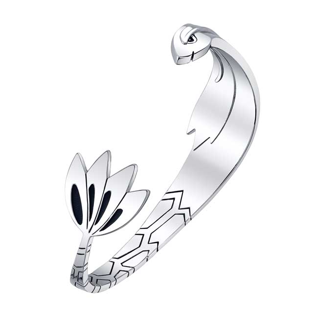 Pokémon Center × RockLove: Milotic Silver Cuff Bracelet - Adult S ...