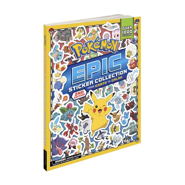 Pokémon Epic Sticker Collection: 2nd Edition (From Kanto to Galar ...