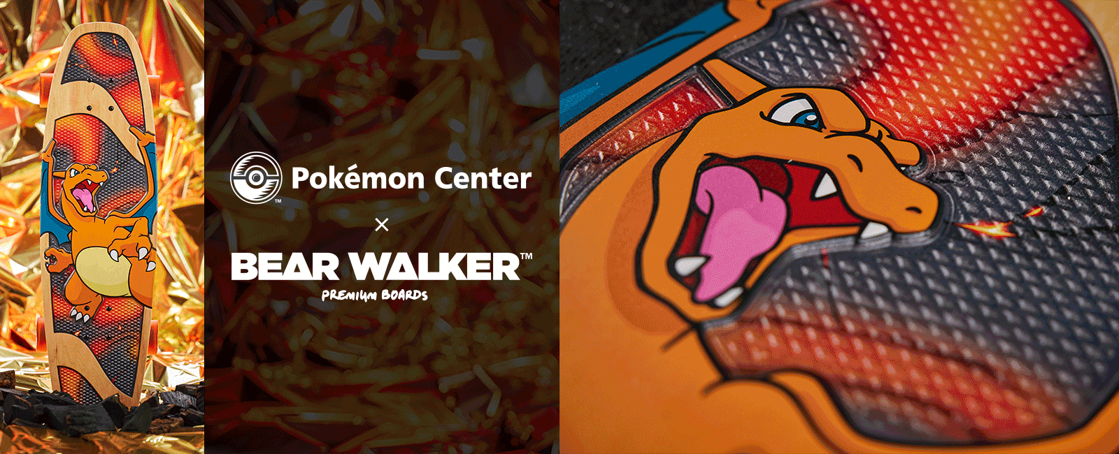 Pokémon Center × Bear Walker Skateboard Collection | Pokémon Center ...