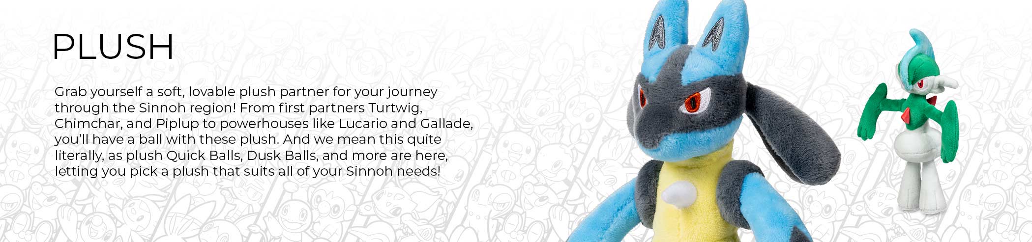 Sinnoh Region Collection | Pokémon Center | Pokémon Center Official Site