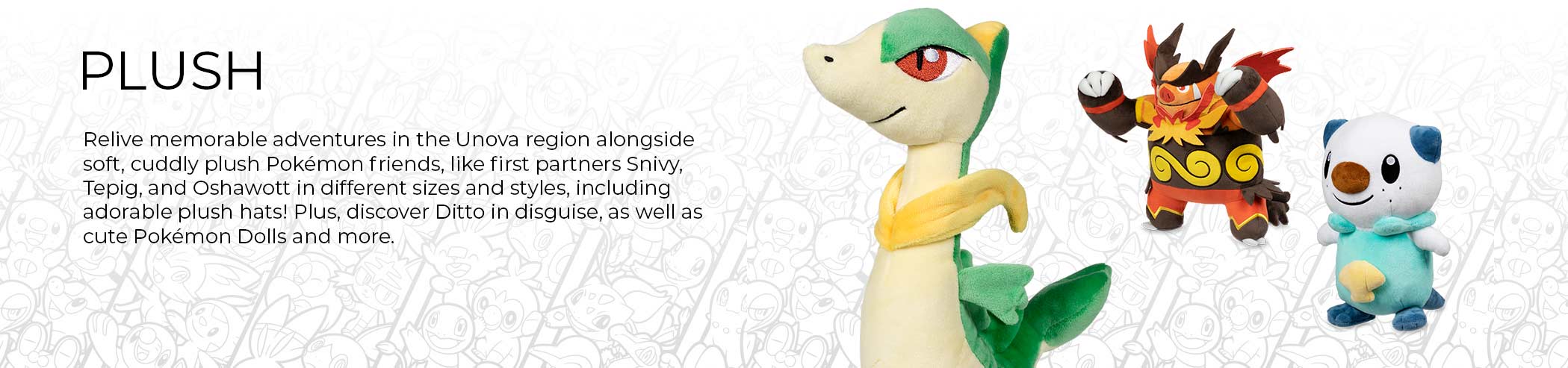 Unova Region Collection | Pokémon Center | Pokémon Center Official Site