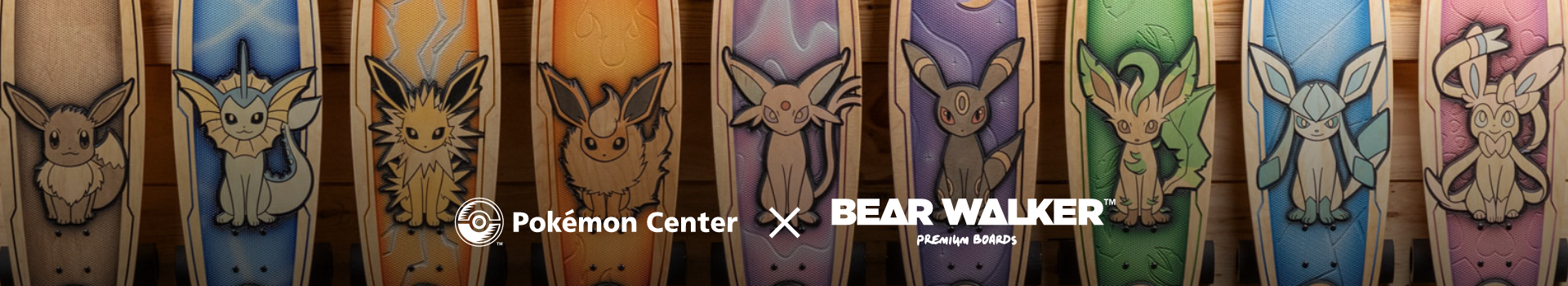 Pokémon Center × Bear Walker Skateboard Collection | Pokémon Center ...