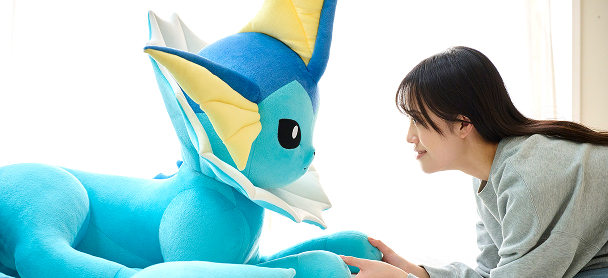 Pokédex Size Eevee Evolution Plush | Pokémon Center Official Site